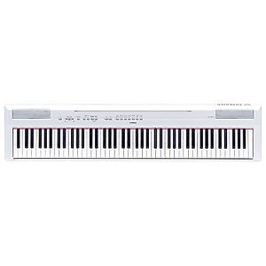Yamaha P115 88-Key Weighted Action Digital Piano with Sustain Pedal, White