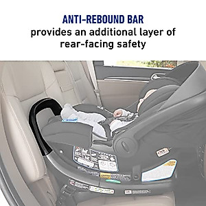 Graco SnugRide SnugFit 35 DLX Infant Car Seat | Baby Car Seat with Anti Rebound Bar, Hamilton