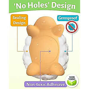 Mold Free Farm Animals Baby Bath Toys for Toddler 1-3, No Hole No Mold Bathtub Pool Toys for 1 2 3 Year Old Boy Girl Gifts, Toddler Water Toys with 6 Animals