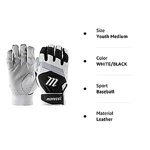 Marucci 2021 CODE YOUTH BATTING GLOVE BLACK