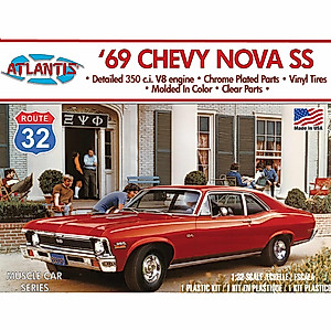 1969 Nova SS 1/32 Plastic Model Kit Made in The USA