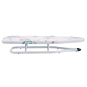 Amazon Basics Ironing Board Tabletop 77x29 cm, White, Floral