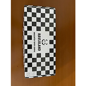 HAVLULAND Taper Candles 12 Pack, Dripless Taper Candle, Premium Classic Unscented, 10 Inch Dinner Candles Set, Long Burning Time 10 Hrs, Paraffin Wax, Ideal for Church, & Home Decor (Ivory, 12 Count)