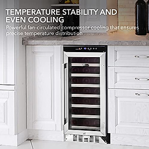 Whynter BWR-33SD 33 Bottle Built-In Wine Refrigerator,Multi