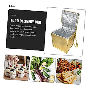 Didiseaon Reusable Grocery Bag Insulation Portable Insulation Thermal Insulation food delivery food warmer grocery shopping tote Cold Food Insulated container aluminum outdoor