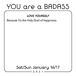 You Are a Badass 2021 Day-to-Day Calendar