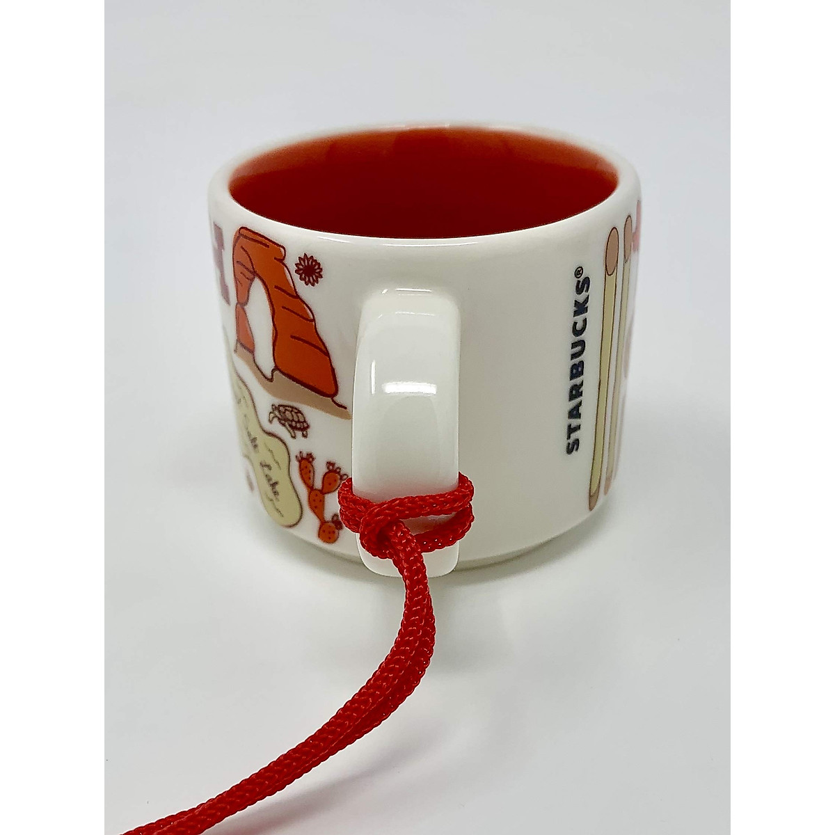 Starbucks UTAH Been There Collection Ceramic Espresso Mug Demitasse Ornament 2 oz