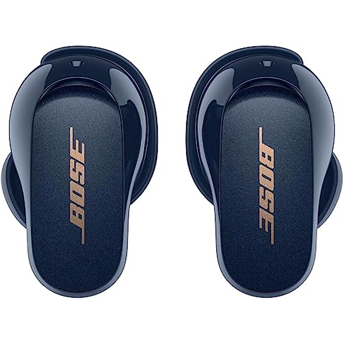 Bose QuietComfort Earbuds II, Wireless, Bluetooth, World’s Best Noise Cancelling in-Ear Headphones with Personalized Noise Cancellation & Sound, Triple Black (Midnight Blue)