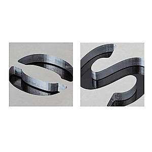 Amana Tool 51481-Z CNC SC Spiral O Single Flute Aluminum Cutting 1/4 D x 1-1/4 CH x 1/4 SHK x 3 Inch Long Up-Cut ZrN Coated Router Bit withMirror Finish