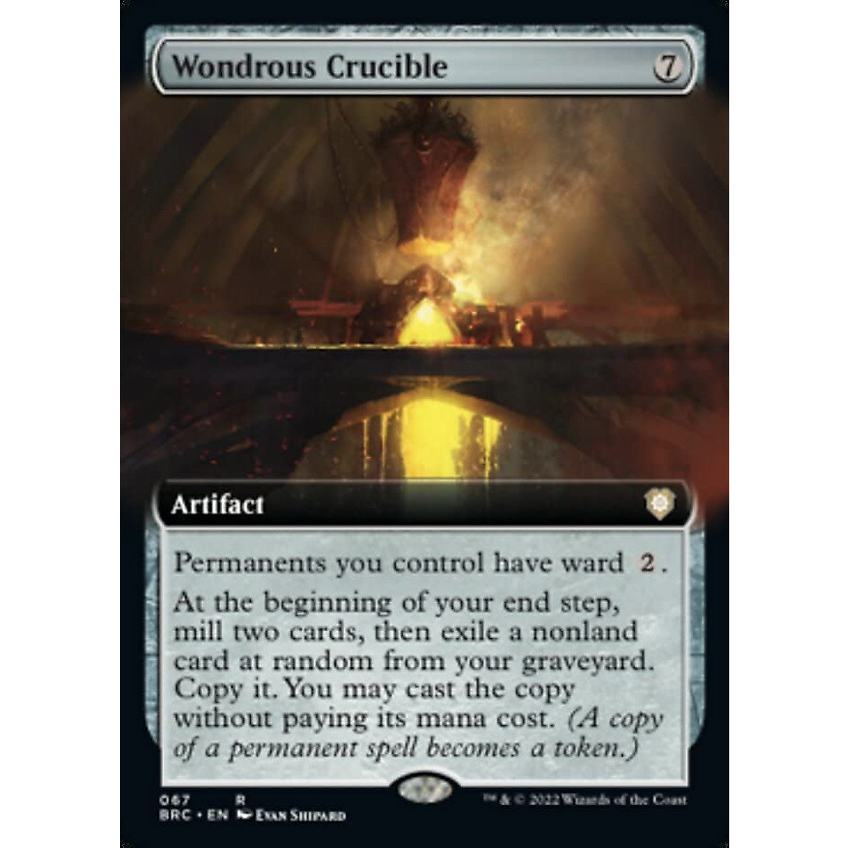 Magic: the Gathering - Wondrous Crucible (067) - Extended Art - The Brothers' War Commander
