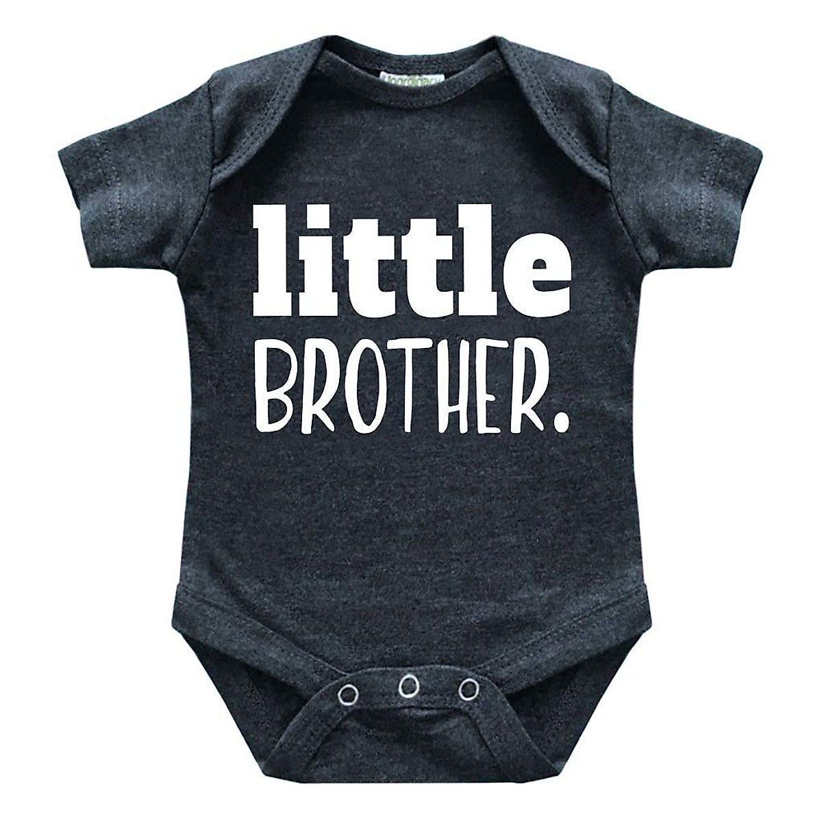 Unordinary Toddler little brother newborn outfit baby brother boy bodysuit coming home outfits boys (Charcoal Black, New Born)