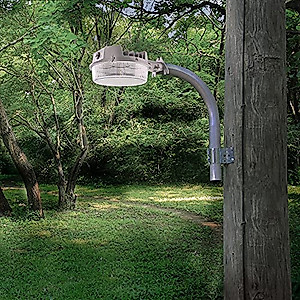 HALO Outdoor Dusk to Dawn LED Wall Light – Area, Street, Garage, Parking Lot, Barn, Security Light – 2000 Lumens