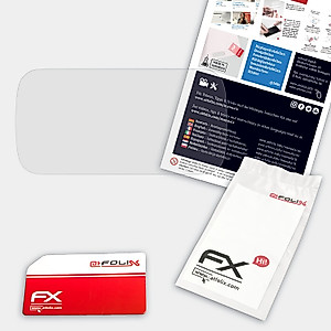 atFoliX Plastic Glass Protective Film compatible with Nextbase 612GW Glass Protector, 9H Hybrid-Glass FX Glass Screen Protector of plastic