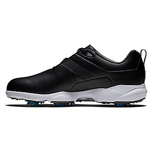 FootJoy Men's Ecomfort Golf Shoe, Black/Black, 12 Wide