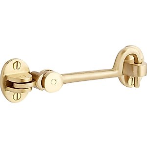 Signature Hardware 461712 5-1/2 - Solid Brass Cabin Door Hook