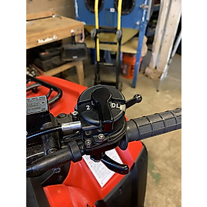 Sure 4 4WD Manual Actuator Kit with Tank Lever Compatible with All Honda Foreman - 2014-2024, All Honda Rubicon - 2015-202,. Replaces OEM part number 41700-HR4-A21.