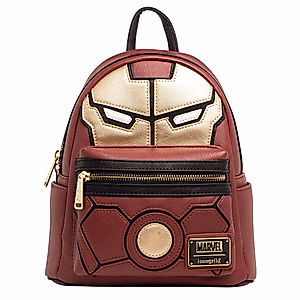Loungefly x Marvel Iron Man Cosplay Faux Leather Mini Backpack