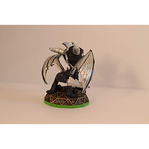 Skylanders Spyros Adventure LOOSE Mini Figure DARK Spyro SILVER Wings Includes Card Online Code
