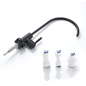 Drinking Water Kitchen Faucet Matte Black,FVITA 304 Stainless Steel Sink Filter Water Faucet Reverse Osmosis Water Filter Faucet