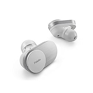 PHILIPS Fidelio T1 True Wireless Headphones with Active Noise Canceling Pro+, Audiophile Quality, White