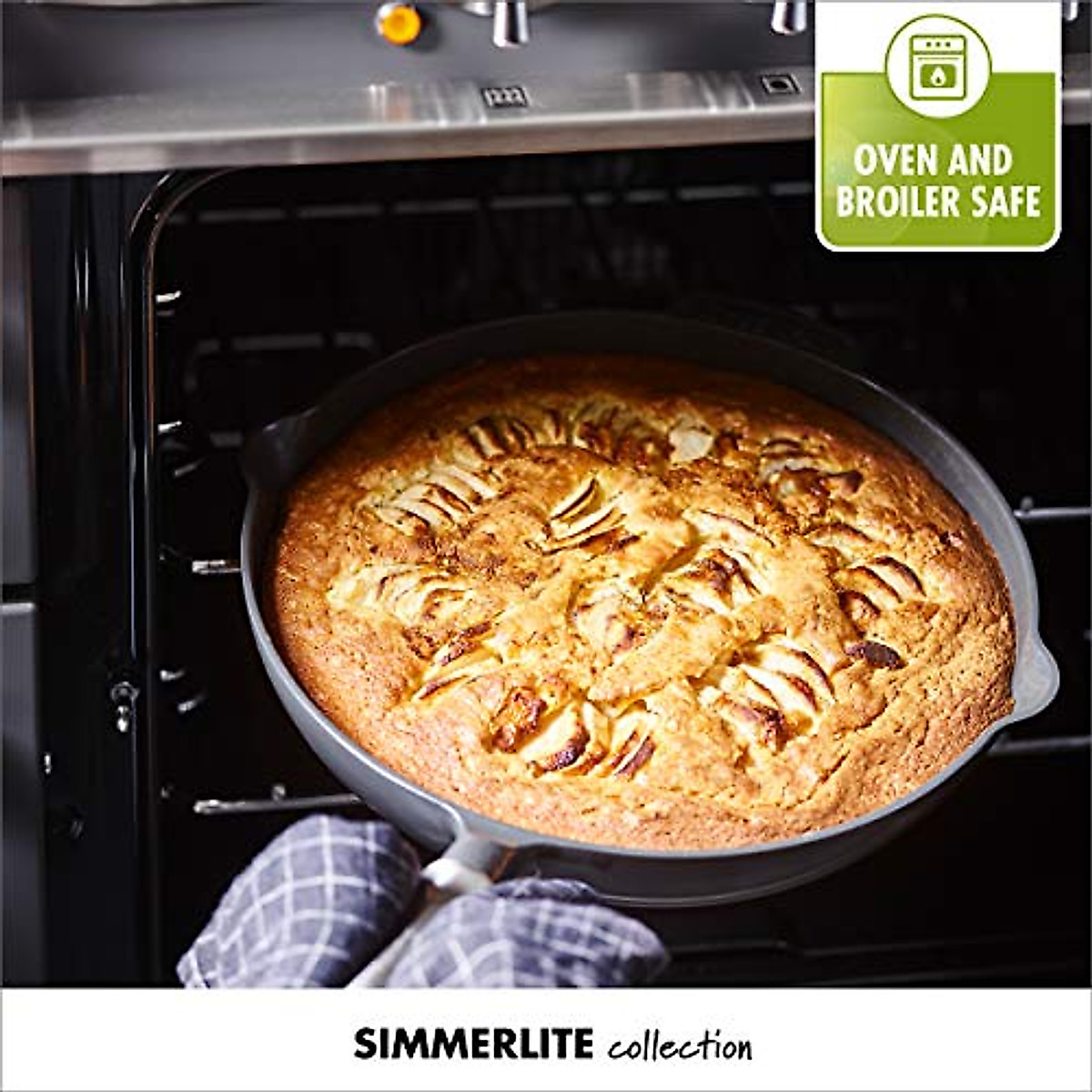 GreenPan SimmerLite 10'' Grill Pan, 11', Slate