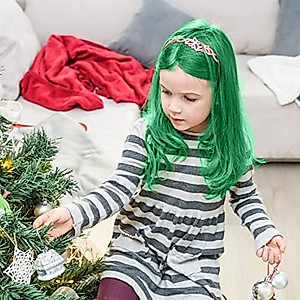 MSDADA Green Hair Chalk for Girls-New Hair Chalk Comb Temporary Bright Washable Hair Color Dye for Kids-Girls Toys Gifts for Birthday,Easter,Christmas,Halloween