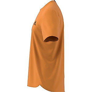adidas Men's Designed 4 Movement Tee, Orange Rush, Medium