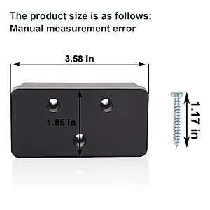 4 Pcs Battery Holders Compatible with EGO Cordless Power/Ego Power Plus Battery, are Suitable for Ego 54v Batteries Keeps You Batteries Secured for Storage - Includes mounting Hardware
