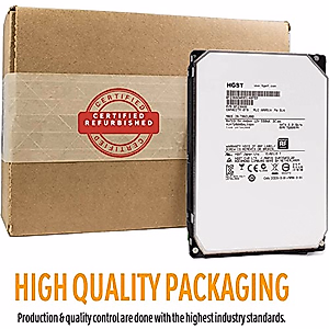 HGST Ultrastar He8 HDD HUH728080ALE604 8TB 7200RPM 128MB Cache SATA 6.0Gb/s 3.5-Inch Enterprise Server Data Center Hard Drive (Renewed)