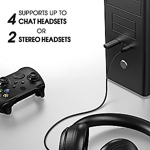 Smlau XB2 Wireless Adapter Compatible with Xbox One Controller & Xbox Series X for Windows 7/8/8.1/10/11