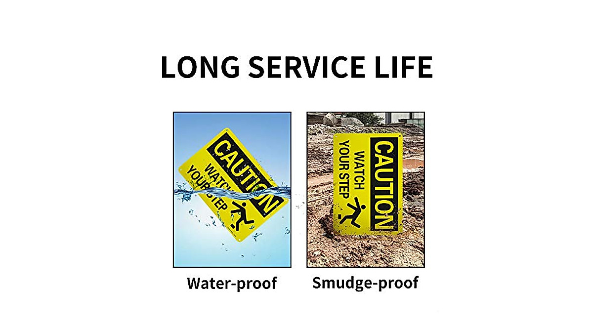 Enjoyist Caution Watch Your Step Signs - Buy Now