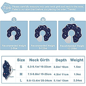 Cat Recovery Collar, Soft Cone Collar Adjustable Protective Cone, Lightweight Waterproof Fasteners Collars for Pets Cats Puppies, After Surgery| Stop Licking| Daily Use