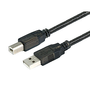 Monoprice USB 2.0 Extension Cable - USB Type-A to USB Type-B, Male to Male, Active, 28/24AWG, 33 Feet, Black