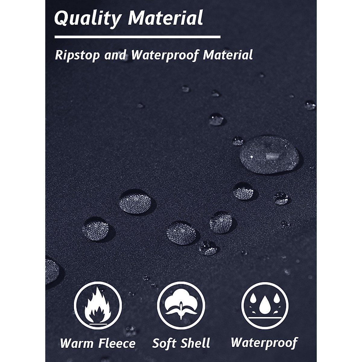 TACVASEN Snowboard Pants Men Waterproof Ski Pants for Men Winter Insulated Snow Pants Men Warm Pants for Men Winter Mens Fleece Lined Pants