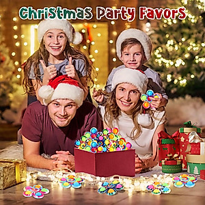 Gigilli Fidget Spinners Pop for Kids 2 Pack, Sensory Fidget Toys for Kids 8-12 4-8 Goodie Bags Stuffers, ADHD Autism Fidget Toys for Toddler 1-3 Boys Girls, Classroom Prizes Valentines Birthday Gifts