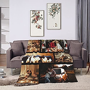 Custom Blanket with Photos Personalized Blanket Customized Throw Blanket Photos Custom Gifts for Christmas, Kids, Adults, Family Friends Lovers Dog Pets Personalized Birthday 50x30 in