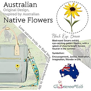 GLORIEROO Deluxe Lunch Bag Women - Leakproof Insulated Lunch Box for Women 2023 Newest Great Gifts for Women Waterproof Multi Pocket Lunch Tote Bag with Removable Strap for Work/Picnic