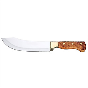 KOFERY Forged Stainless Steel Butcher Chef Knife Meat Cleaver with Wood Handle and Sheath