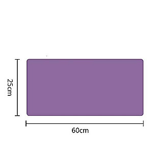 Yoga Mat, Exercise Mats for Home Workout, Women & Men Gym 23.6 Inch All Purpose Extra Thick High Density Rubber Travel Sport Non Slip, with Carrying Strap #Today Purple #B