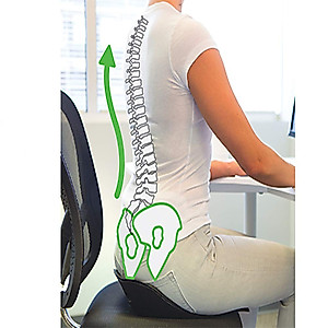 2xhome - Ergonomic Adjustable Rolling Saddle Stool Chair with Back Wheels Support for Clinic Hospital Pharmacy Medical Beauty Lab Exam Office Technician Physical Therapy Physician Dental