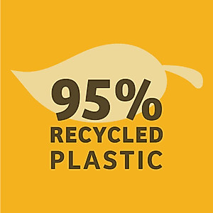 Birds Choice SNHPF125 Hanging Tray, Recycled Hanging Feeder w/ Collapsible Steel Hanging Rods, Small