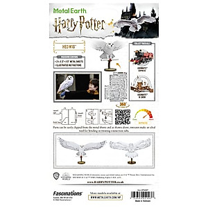 Metal Earth Premium Series Harry Potter Hedwig 3D Metal Model Kit Fascinations