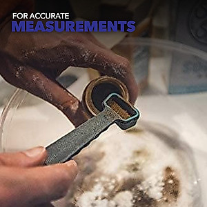 Collapsible Measuring Cups and Measuring Spoons | Portable Food Grade Silicone Measurement Cup Set for Liquid & Dry Food | Dog Food & Camping & Kids Measuring Cup