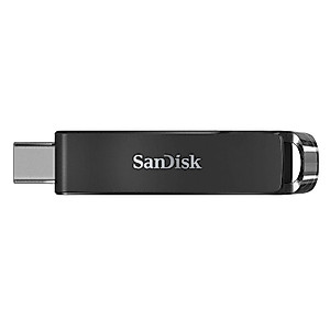 SanDisk Ultra USB Type-C Flash Drive 128GB (SDCZ460-128G-G46) Bundle with (1) Everything But Stromboli Lanyard