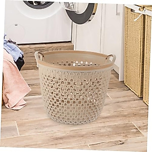 OFFSCH Woven Storage Basket Large Capacity Multi Use Organizer for Tabletop Sundries Laundry and Home Storage Versatile Woven Design for Stylish Organization