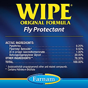 Farnam Home and Garden 10123 Original Formula Wipe Fly Protectant, 32-Ounce