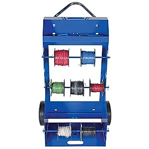 Vestil WIRE-D-WHK Portable Unit with Casters and Handle for Wire Reel Caddy, 21-7/8" Length, 29" Width, 47-5/16" Height