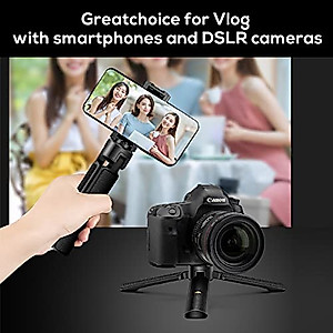 EaxanPic Extended Handle Grip/Tripod 2 in 1 for Gimbal Stabilizer, Tabletop Tripod Stand and Handle Grip for DJI Ronin-S, Zhiyun WEEBILLs, Zhiyun Crane, Desktop Tabletop Tripod Stand for DSLR Cameras