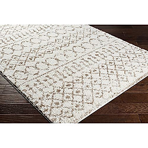 Livabliss Anita Bohemian Shag Area Rug,7'10" x 10',Beige