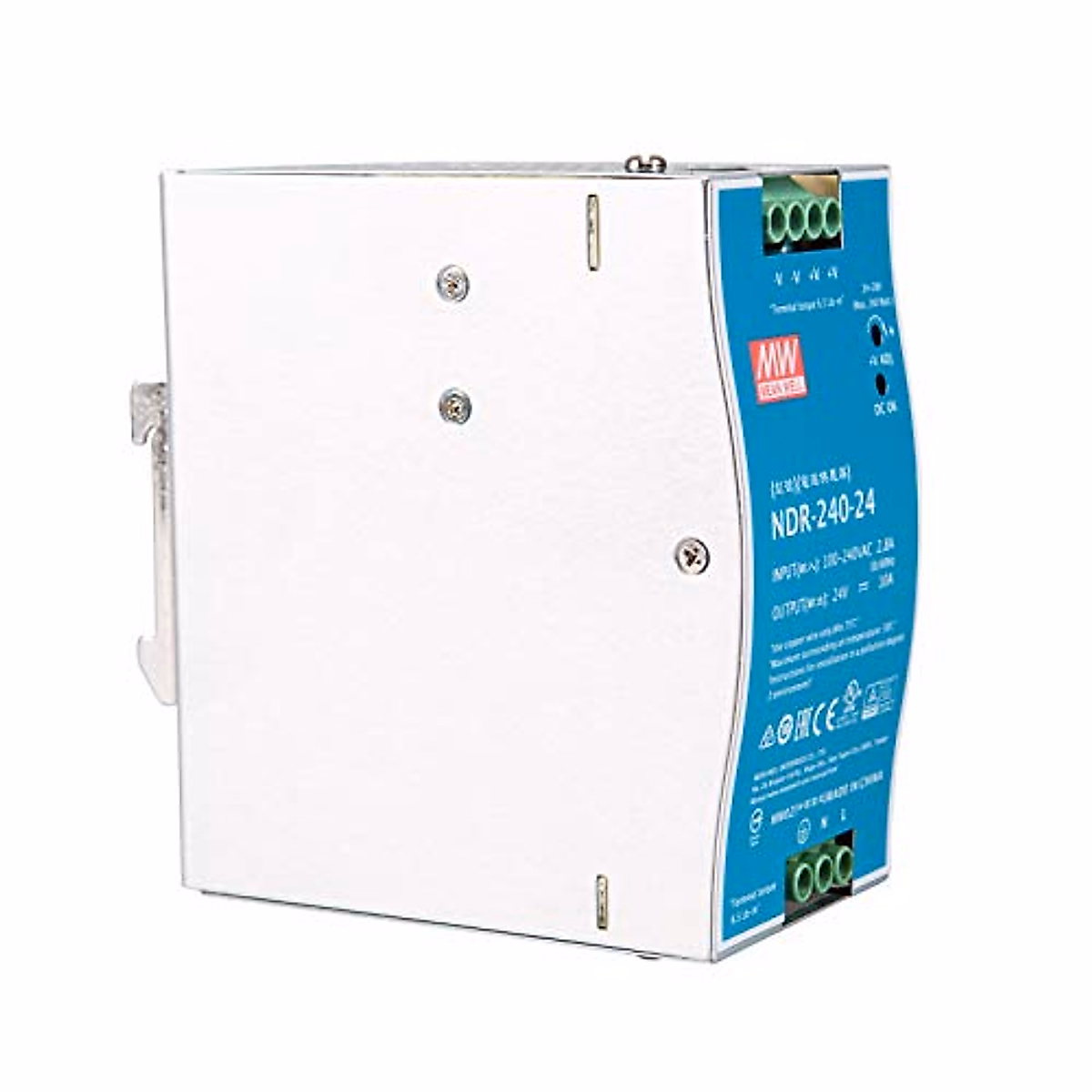 MEAN WELL NDR-240-24 240W 24VDC 10A AC/DC Industrial DIN Rail Power Supply Single Output for Industrial Applications (1)
